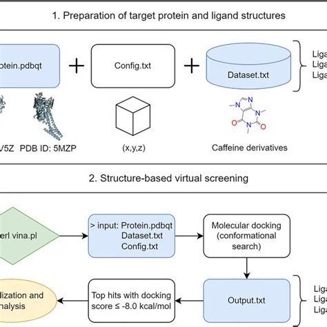 Proposed Workflow For Structure Based Virtual Screening Using Autodock
