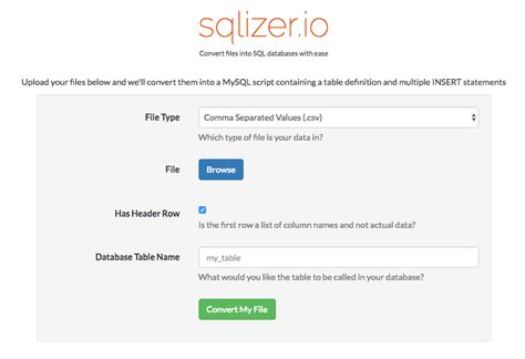 Mysql Csv To Sql Insert Statement Software Software Recommendations