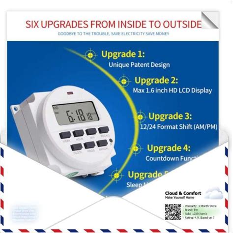 Promo Sinotimer Programmable Timer Switch Relay Countdown Time 220v Ac Tm6 Lorena Diskon 50