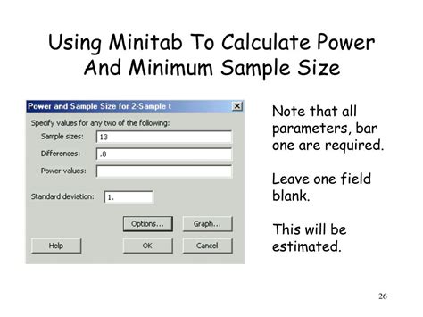 Ppt Statistical Power And Sample Size Calculations Powerpoint