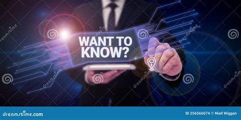 Text Caption Presenting Want To Know Question Concept Meaning Request For Information Asking