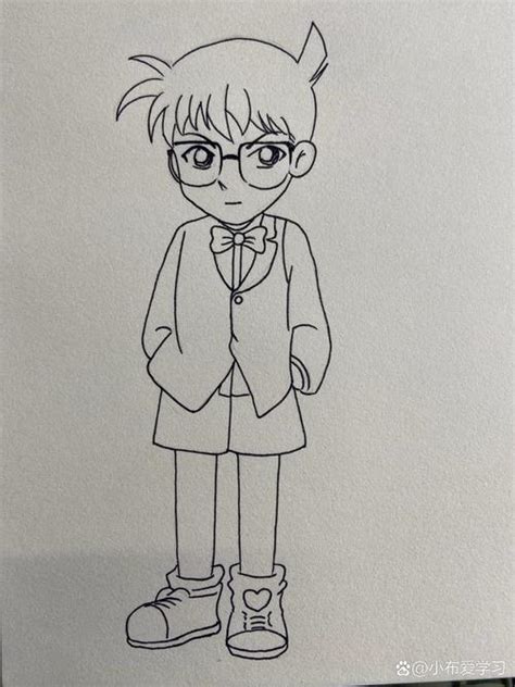 名侦探柯南中人物简笔画（漂亮15张） 简笔画图片大全