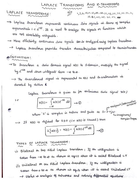 SOLUTION Laplace Transform And Z Transform Studypool