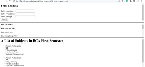 How To Create Horizontal Frames In Html Programmingempire