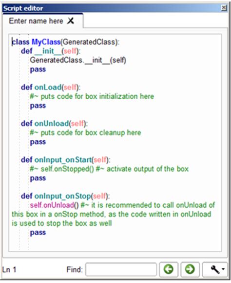 Script Box NAO Software Documentation