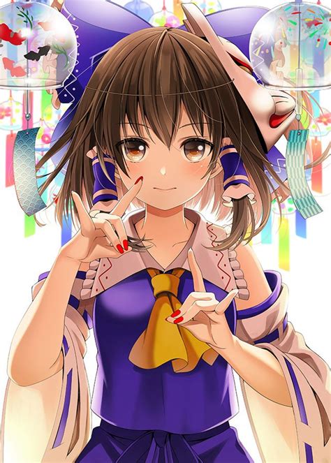 Blue Reimu Hakurei Reimu Zerochan Anime Image Board