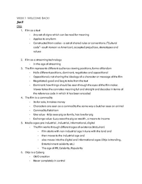 Mit 1020 Lecture Notes Sem2 Week 1 Welcome Back Ja 11 Okja 1 Film