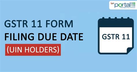 Online GSTR 11 Form Filing Due Date UIN Holders CA Portal