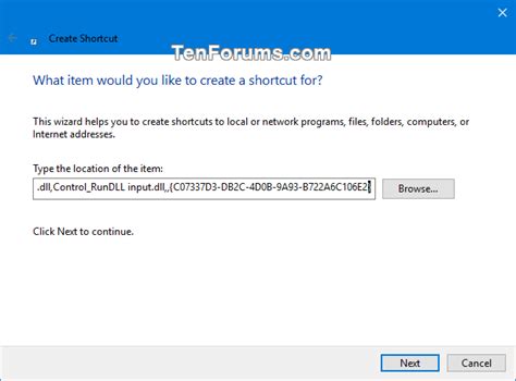 Create Text Services And Input Languages Shortcut In Windows Tutorials