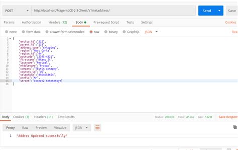Update Shipping Address Order Rest Api Magen Magento Forums