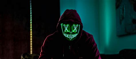 Led 가벼운 검은색 공연 관념적인 기술 기하학적 나이트클럽 대조 독특한 드라마틱한 디자인 마스크 머리 장식 미래적인 미래파 미스터리한 불빛