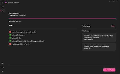 Create Dev Drive Failed · Issue 1051 · Microsoftdevhome · Github