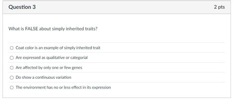 solved question 3what is false about simply inherited
