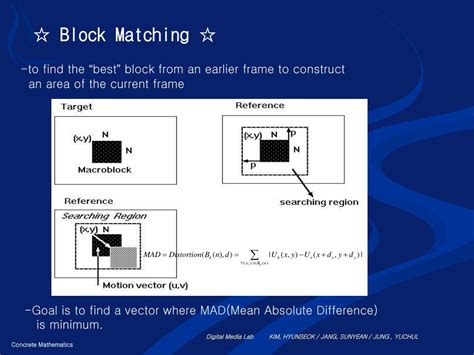 Ppt Optimal Motion Vector Search Algorithm Powerpoint Presentation