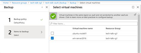 Implementing The Azure Backup Service For Files And Azure VMs