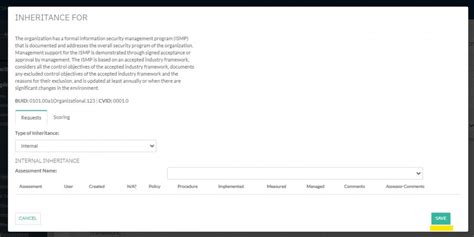 how to delete internal inheritance requests mycsf 2 0 1