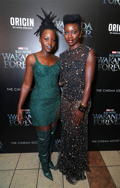 Letitia Wright, Lupita Nyong’o, Danai Gurira @ ‘Black Panther Wakanda Forever’ Screening In NYC