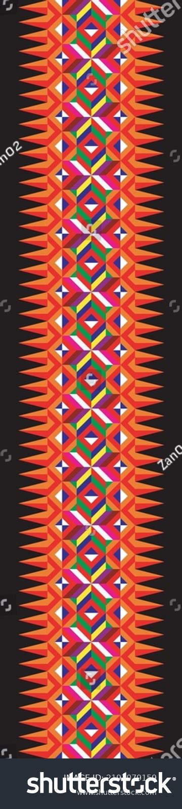 Linangkit Design Corak Tradisional Sabah Stock Vector Royalty Free