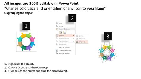 Circular Diagram For Target Planning Powerpoint Template