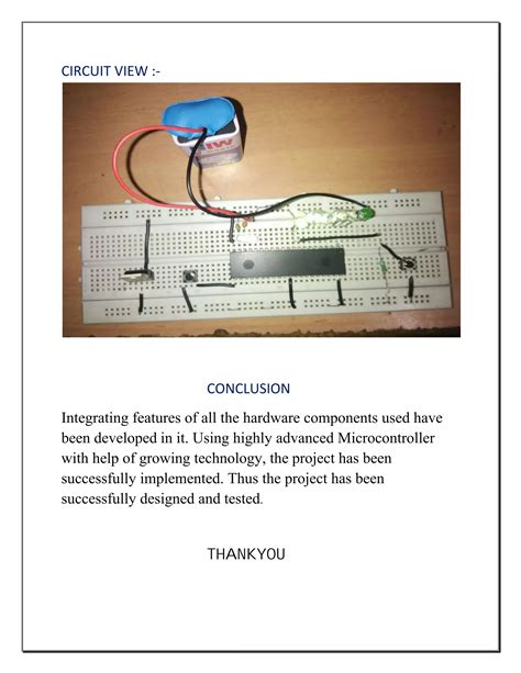 Microcontroller Project111 Pdf