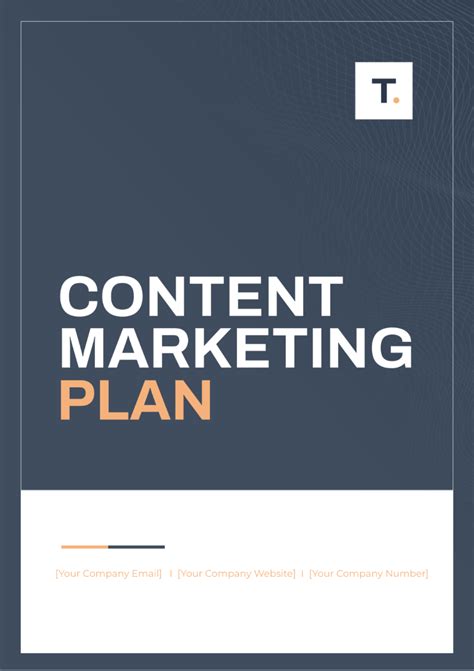 Free Content Marketing Plan Template To Edit Online