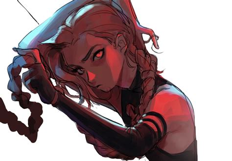 Jinx And Arcane Jinx League Of Legends And More Drawn By Wosashimi