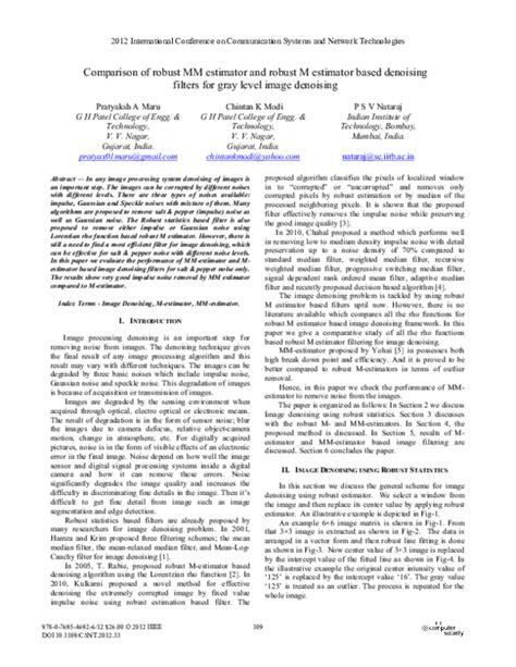 Pdf Comparison Of Robust Mm Estimator And Robust M Estimator Based