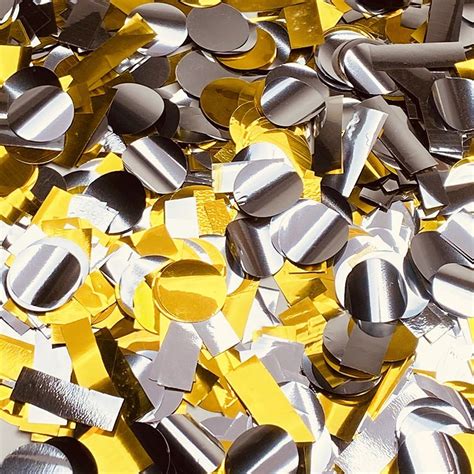 Купить Пневмохлопушка CM009 "Серебристо-Золотой" / Silver-Gold Konfetti ...