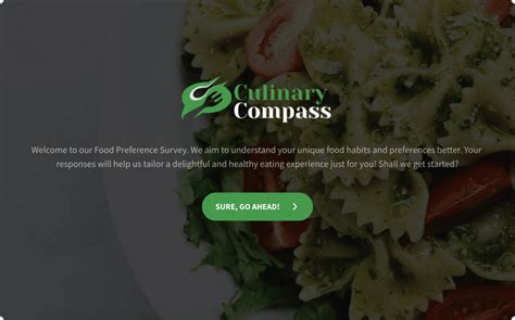 Sample Food Preference Questionnaire Template Uncover Dietary Trends