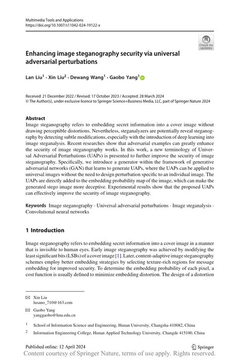 Enhancing Image Steganography Security Via Universal Adversarial
