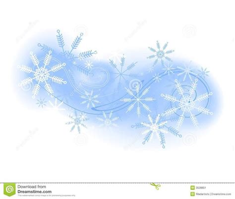 Snowflake Background Or Logo Stock Illustration Illustration Of Wisp