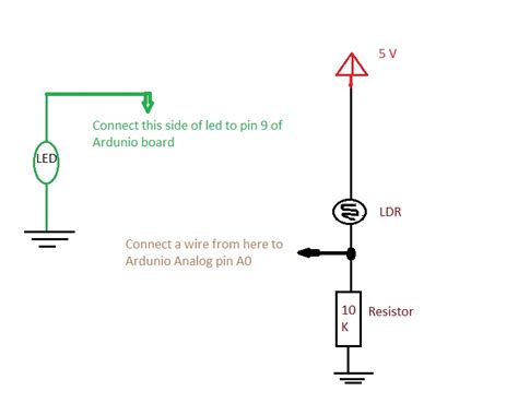 Ldr Circuit Diagram With Led