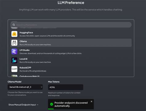 在docker上部署ollama anythingllm完成本地llm agent部署 anythingllm could not