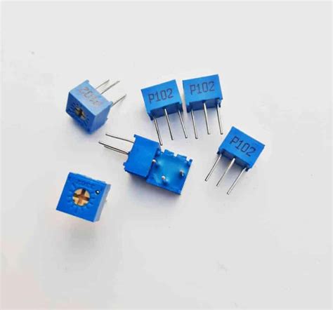 1k Preset Variable Resistor P102 10pcs Elcmart