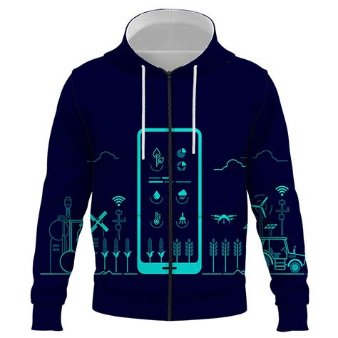 Casual Print Data Trend Chart 3d Hoodies Men Women Sweatshirts Harajuku