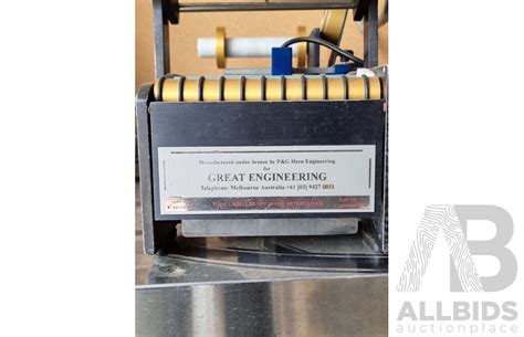 Benchmark Semi Automatic Labeller Lot 1537259 Allbids