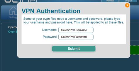 Manual OpenVPN Setup For GLI Routers SaferVPN