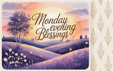 100 Monday Evening Blessings Quotes Images And Prayers To Inspire A