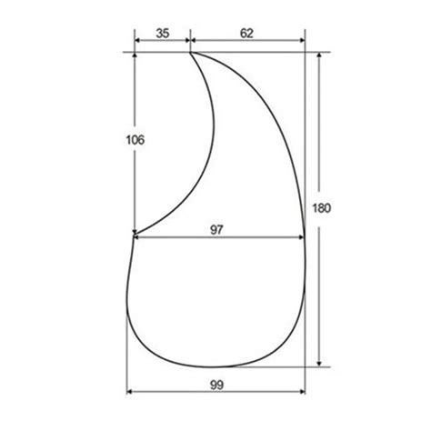 Find Or Create Your Perfect Pickguard Designs And Dimensions Guitars