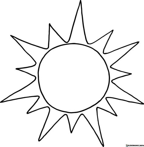 Kolorowanki Słońce Do Druku Pobierz Lub Wydrukuj Za Darmo