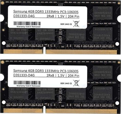 Amazonfr Barrette De Ram Ddr3 8go Pc Portable