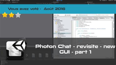 Unity 3d Photon Chat New Gui Part 1 Youtube