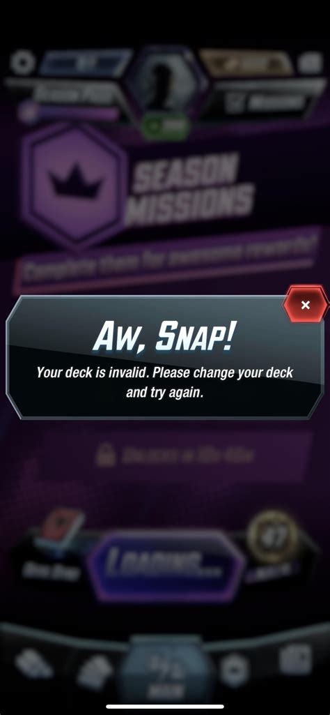 Games Blocking Me From Progression Any Fixes It Literally Wont Let Me Upgrade My Cards And I