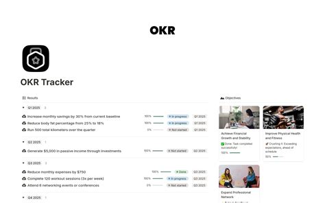 Okr Tracker Template By Mrpugo Notion Marketplace