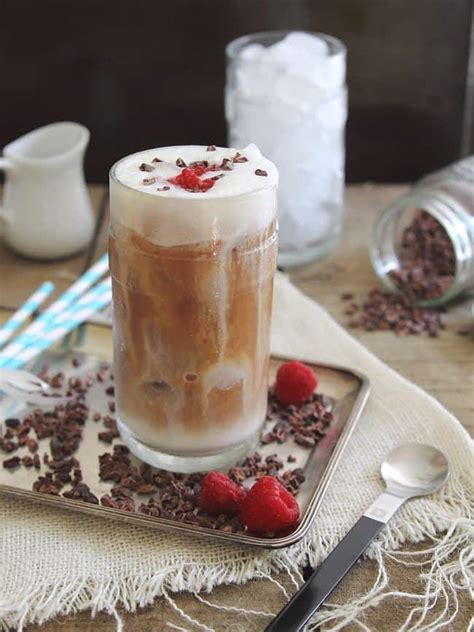 Raspberry Iced Coffee Running To The Kitchen