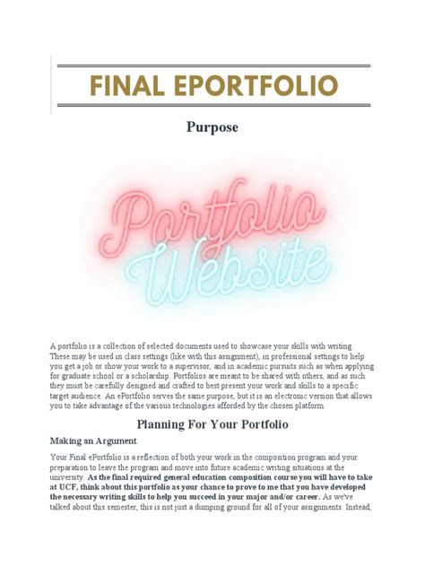 Final Portfolio Assignment Download Free Pdf Human Nature Communication