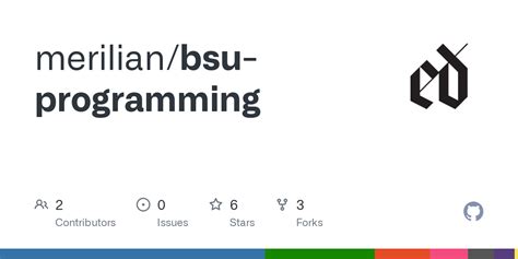 Bsu Programming Git Git Flow Pdf At Master Merilian Bsu Programming