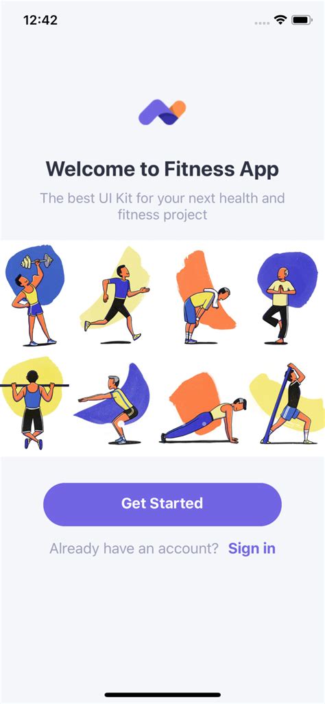 React Native Fitness App Template Coded Mobile Ui Kit Download