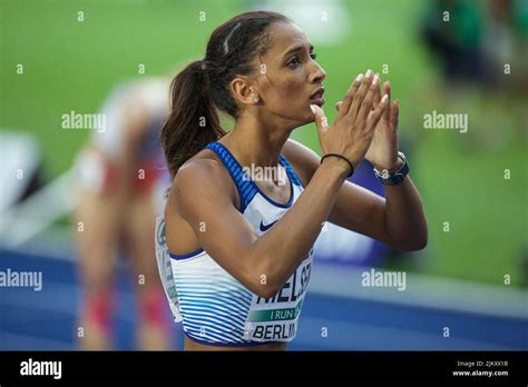 Laviai Nielsen Participating In The 400 Meters At The European Athletics Championships In Berlin