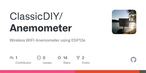 GitHub ClassicDIY Anemometer Wireless WIFI Anemometer Using ESP E